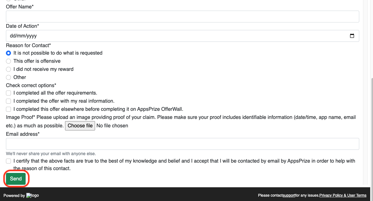 Missing reward for a completed offer (Partner Offers) – JumpTask Helpdesk